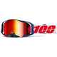 100% ARMATIC MACH Z Motocross Enduro Goggles Red White Blue Red Mirror ...