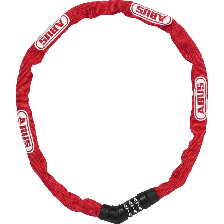Abus STEEL-O-CHAIN Anti-theft Bike Chain 4804C/75 Red For Sale Online ...
