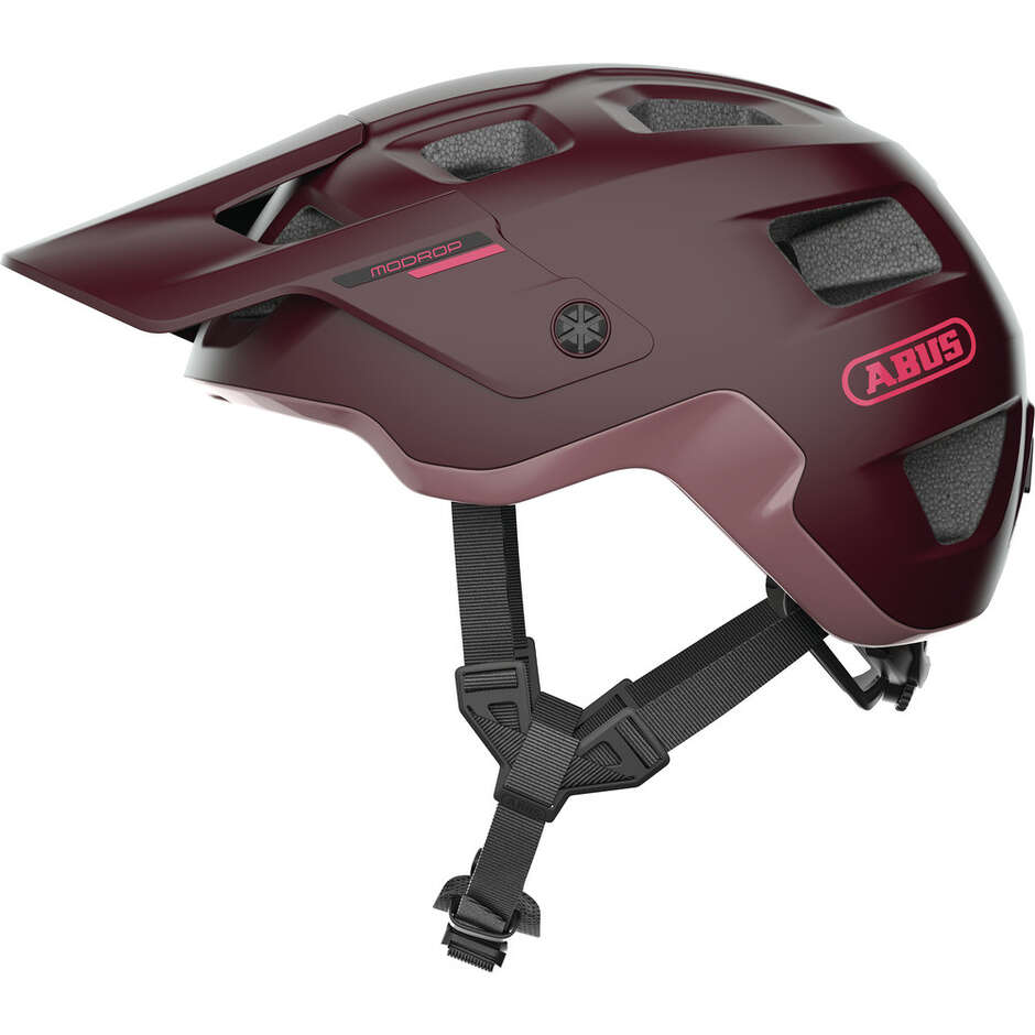 Abus VTT MODROP Casque De Vélo Wildberry Rouge Vente en Ligne ...