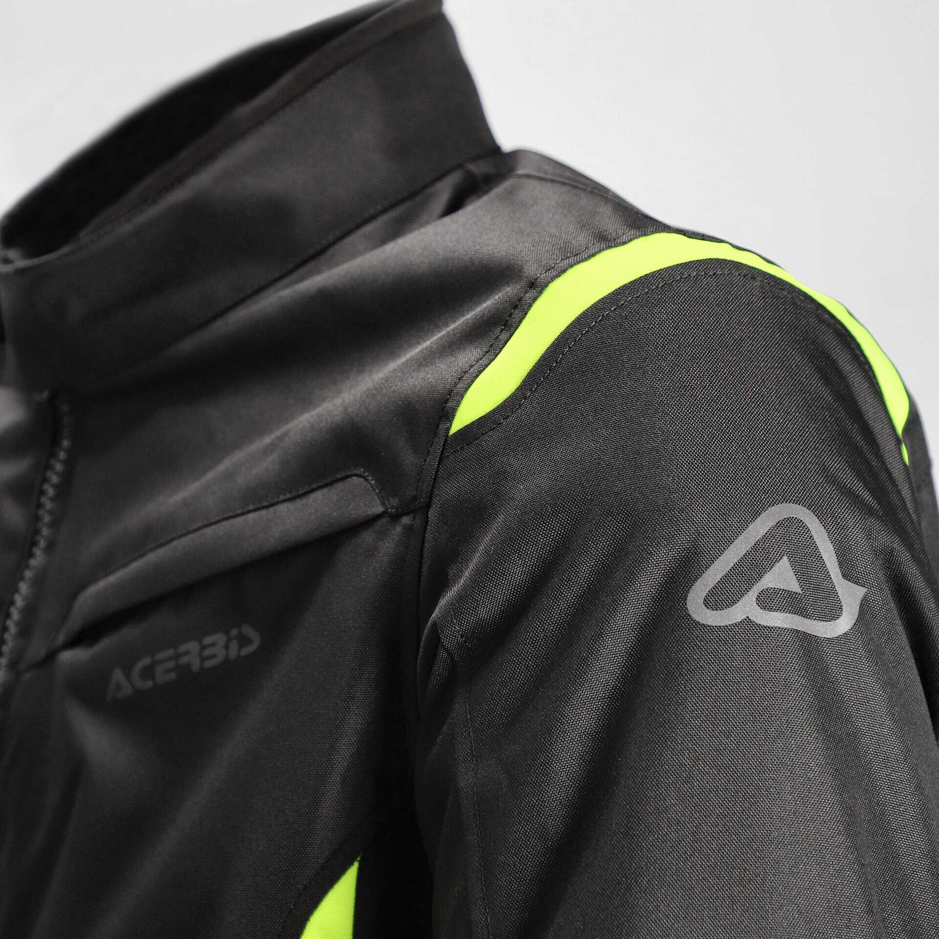 Acerbis CE-MAT 2.0 Motorcycle Jacket Black Yellow For Sale Online ...
