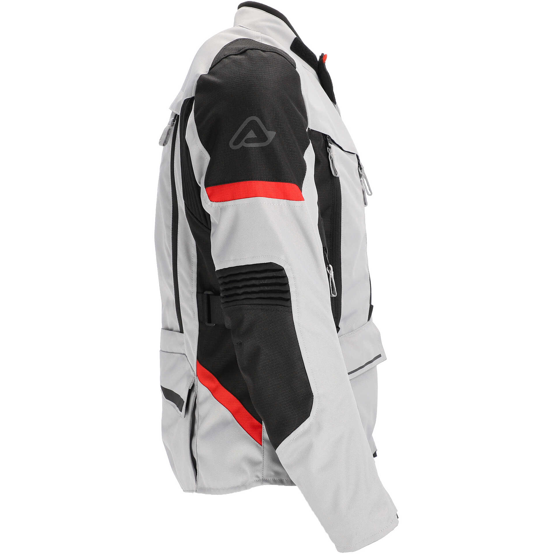 Acerbis CE X-ROVER Women's Motorcycle Jacket Grey/Red For Sale Online ...