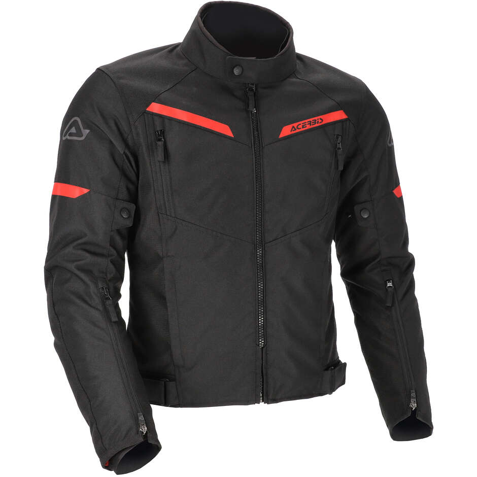 ACERBIS CE X STREET Enduro Technical Motorcycle Jacket Black Red For ...