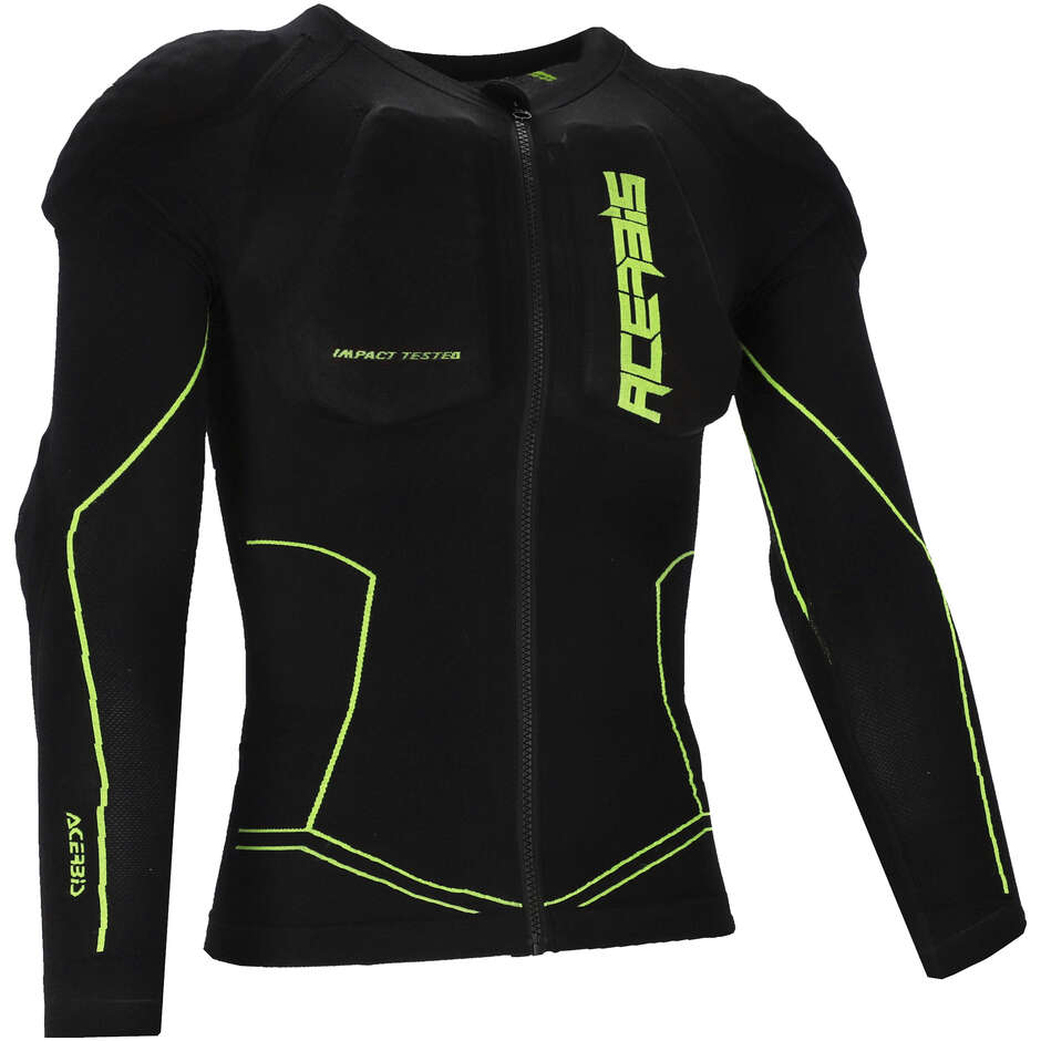 Acerbis Density Junior Motocross Enduro Chest Protector Black Yellow ...