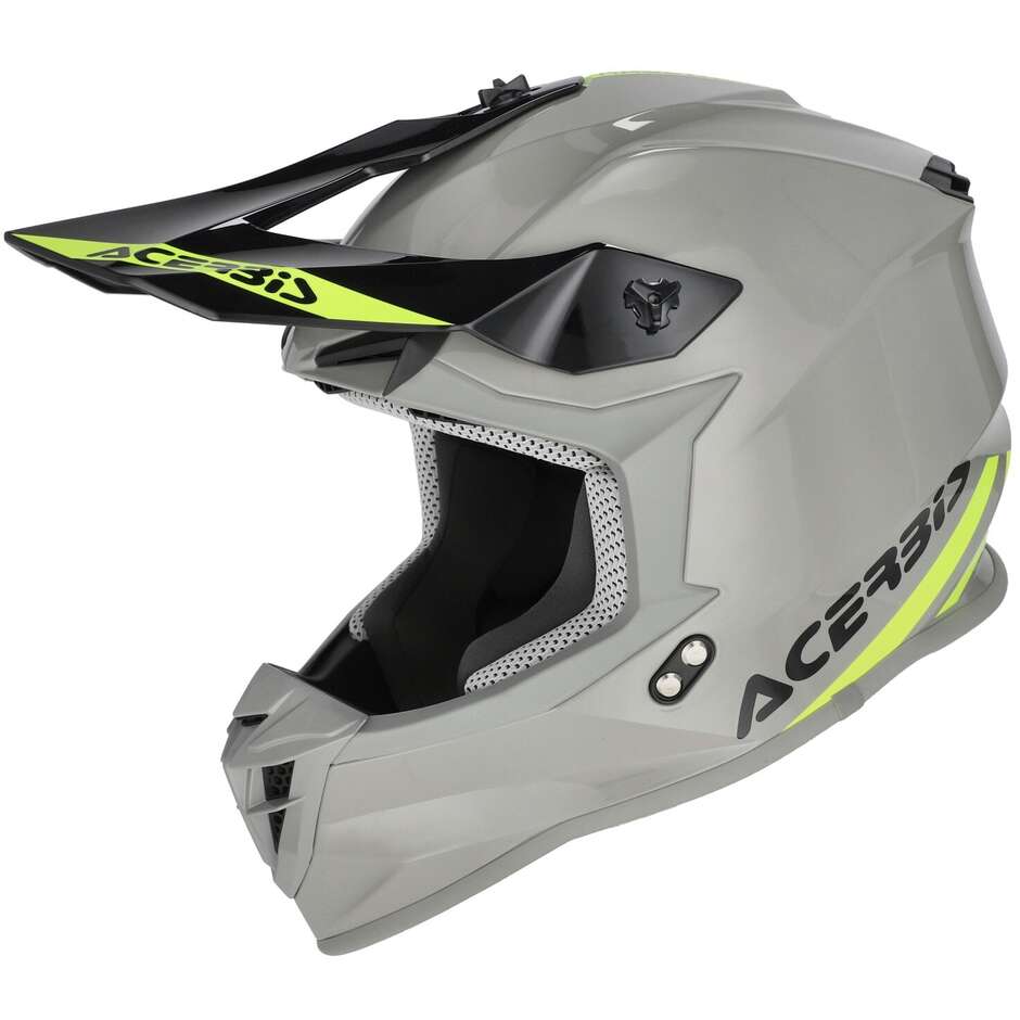 Acerbis LINEAR 2206 Grey 2 Cross Motorcycle Helmet For Sale Online ...
