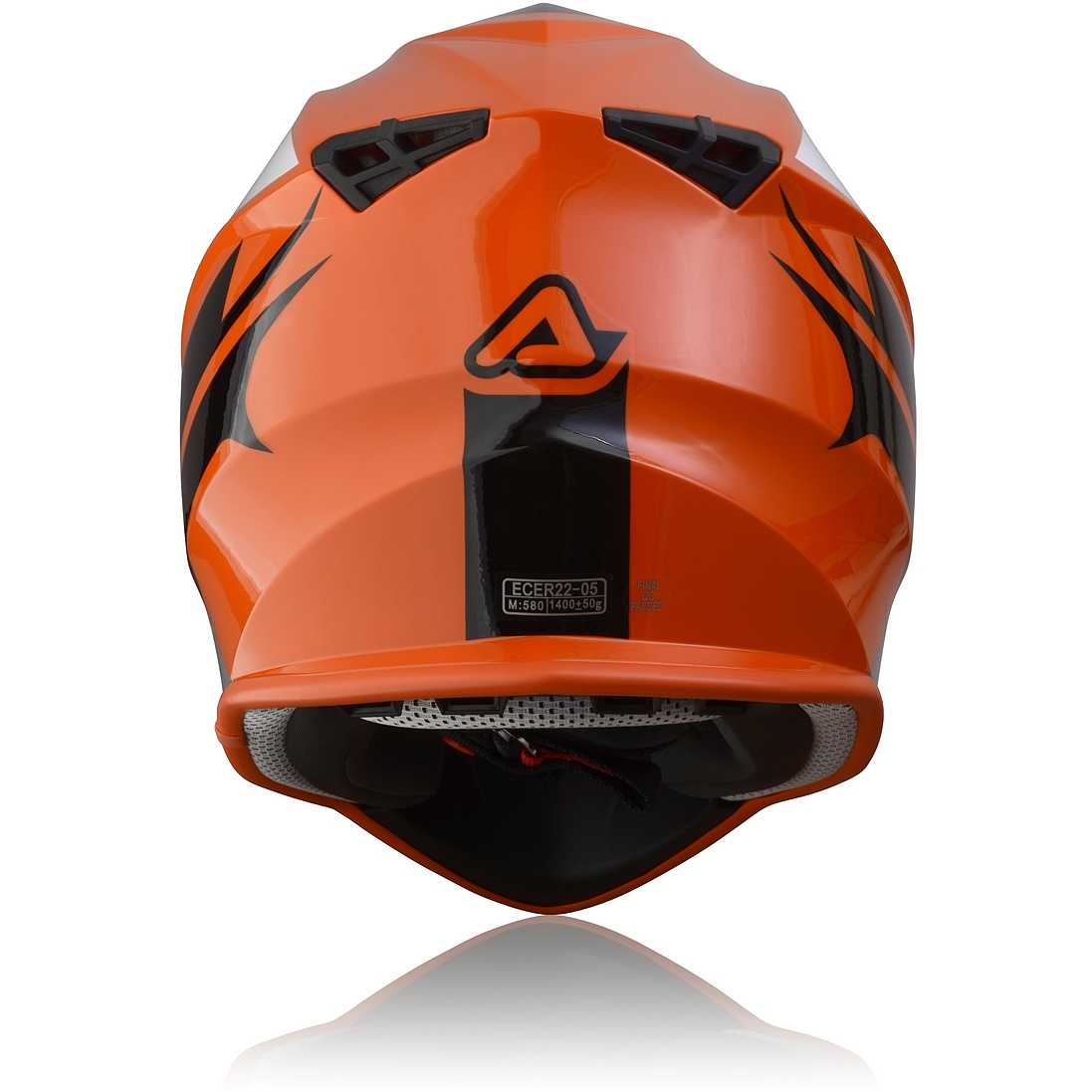 Acerbis LINEAR Orange Weiß Kreuz Enduro Motorradhelm Online-Verkauf ...