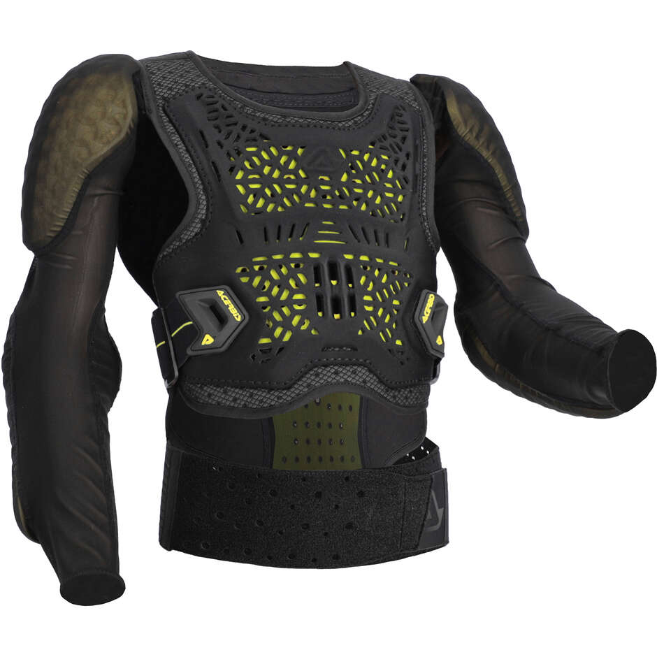 Acerbis PLASMA KID Motocross Enduro Kids Chest Protector Black Yellow ...