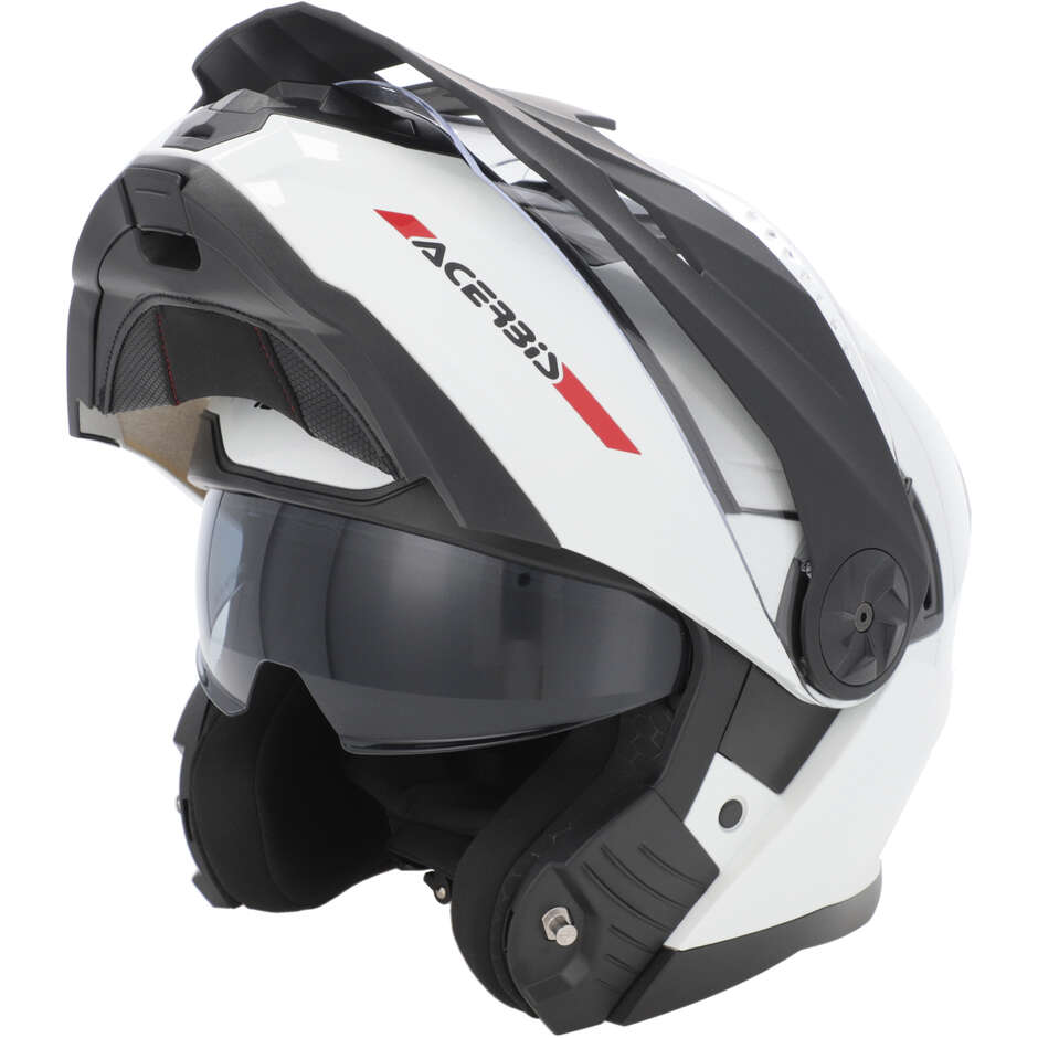 Acerbis Rider P/J Mono White Modular Motorcycle Helmet For Sale Online ...