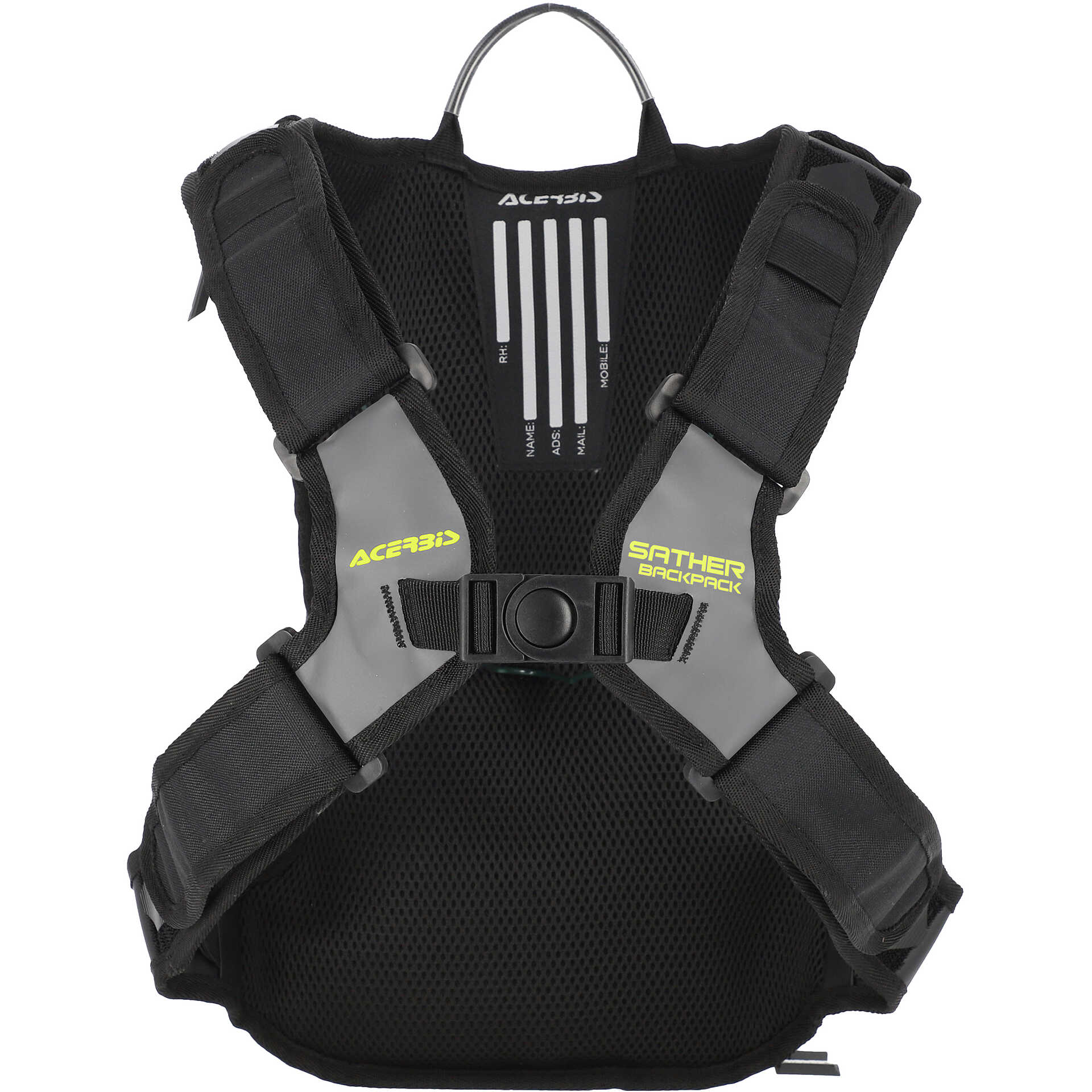 Acerbis Sather Logo Motorcycle Backpack Black Yellow For Sale Online ...