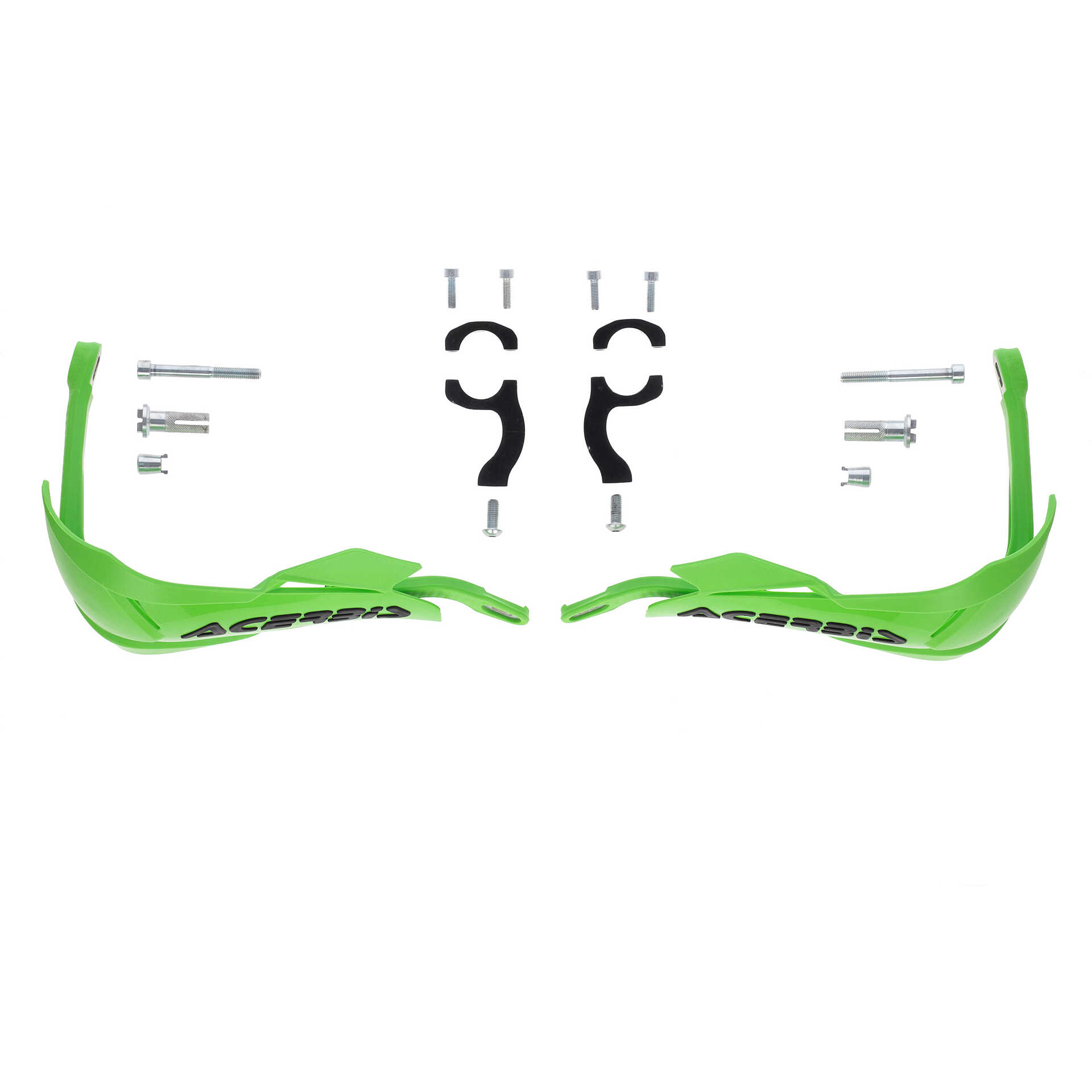 ACERBIS X-FACTORY Motorcycle Handguards Green Black For Sale Online ...
