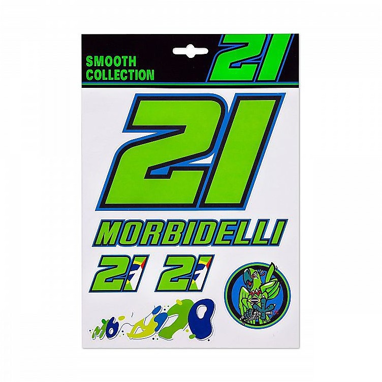 Adesivi Morbidelli 21 Vr46 Franco Morbidelli Collection Vendita Online ...