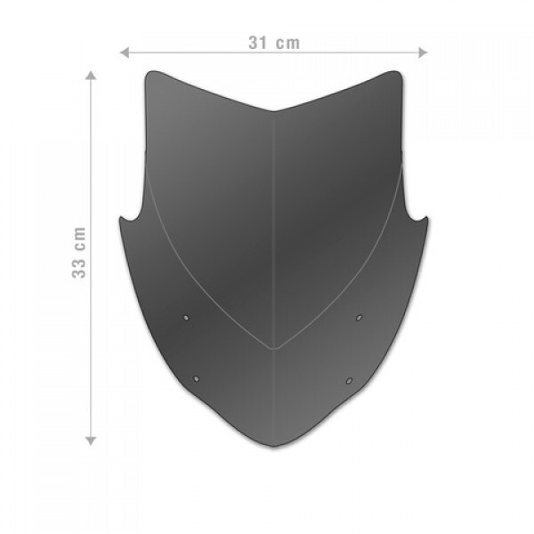 Aerosport Barracuda Dark Smoke Windscreen for Suzuki GSX 8S (2023) For ...