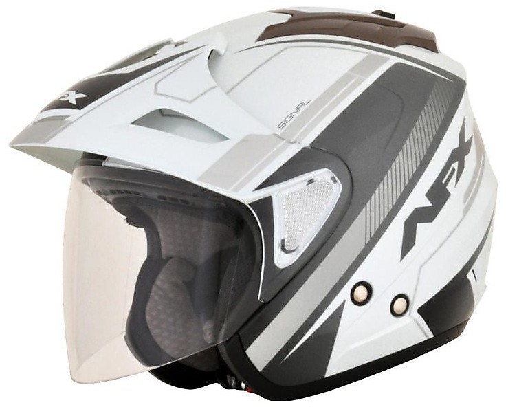 AFX FX-50 Silver Moto Jet Helmet For Sale Online - Outletmoto.eu