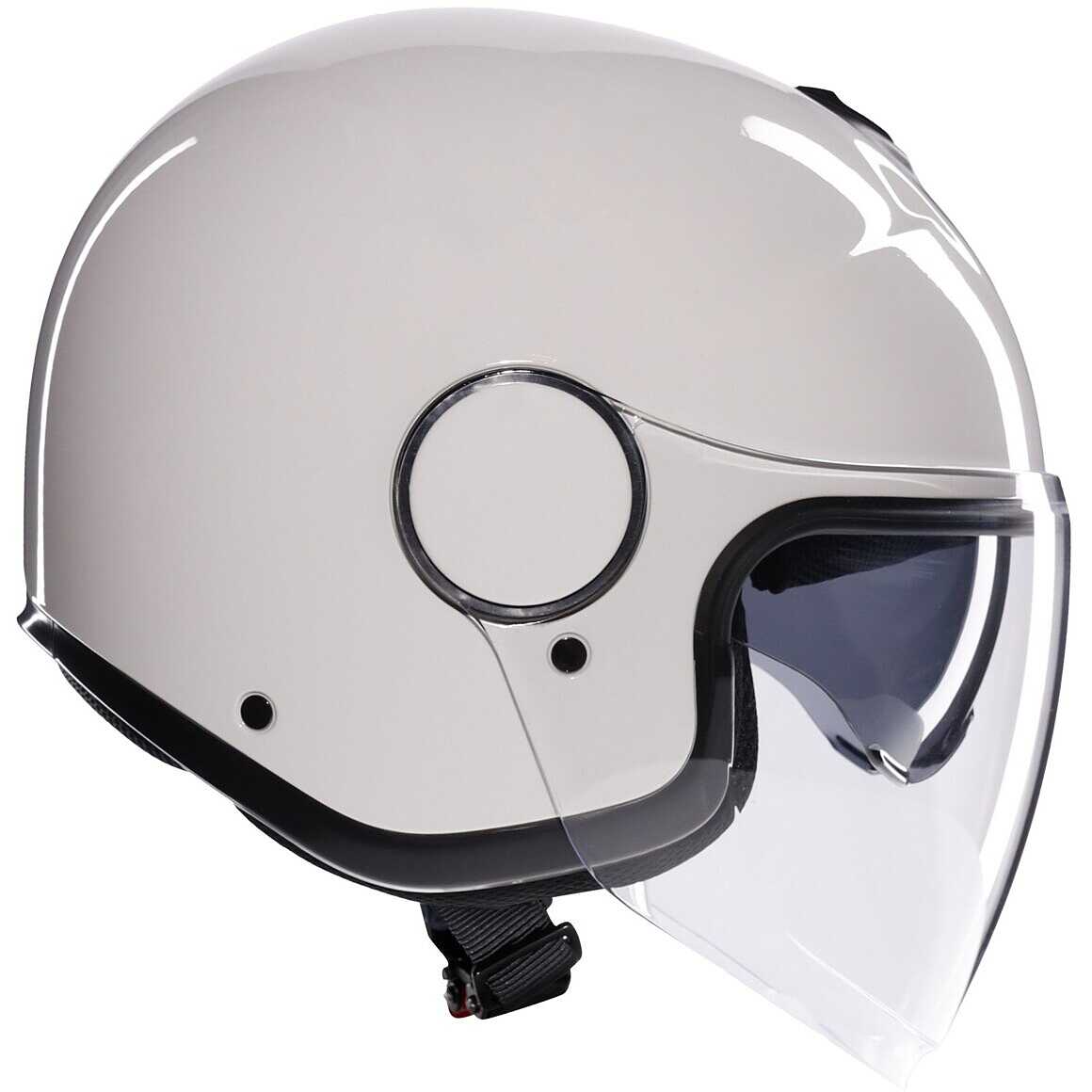 AGV ETERES MONO Jet Motorcycle Helmet White Material For Sale Online ...