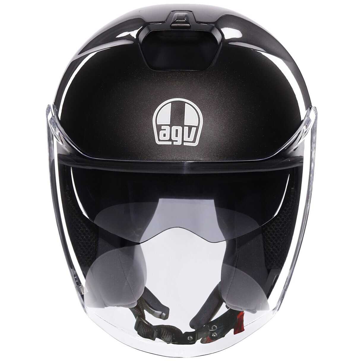 AGV IRIDES MONO Jet Motorcycle Helmet Asphalt Grey For Sale Online ...