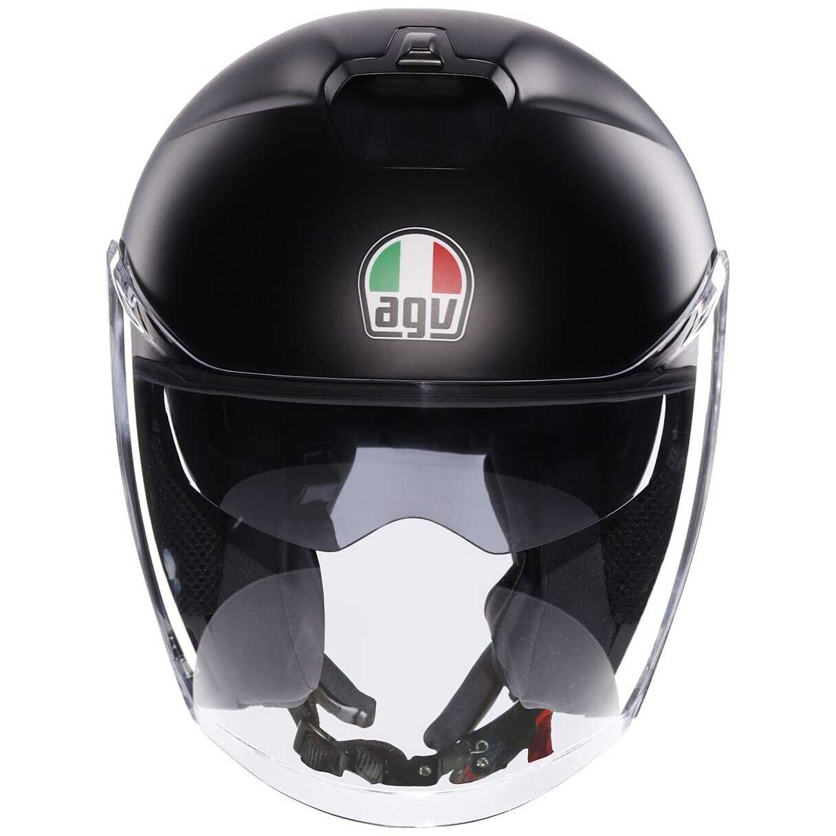 AGV IRIDES MONO Jet Motorcycle Helmet Matt Black For Sale Online ...