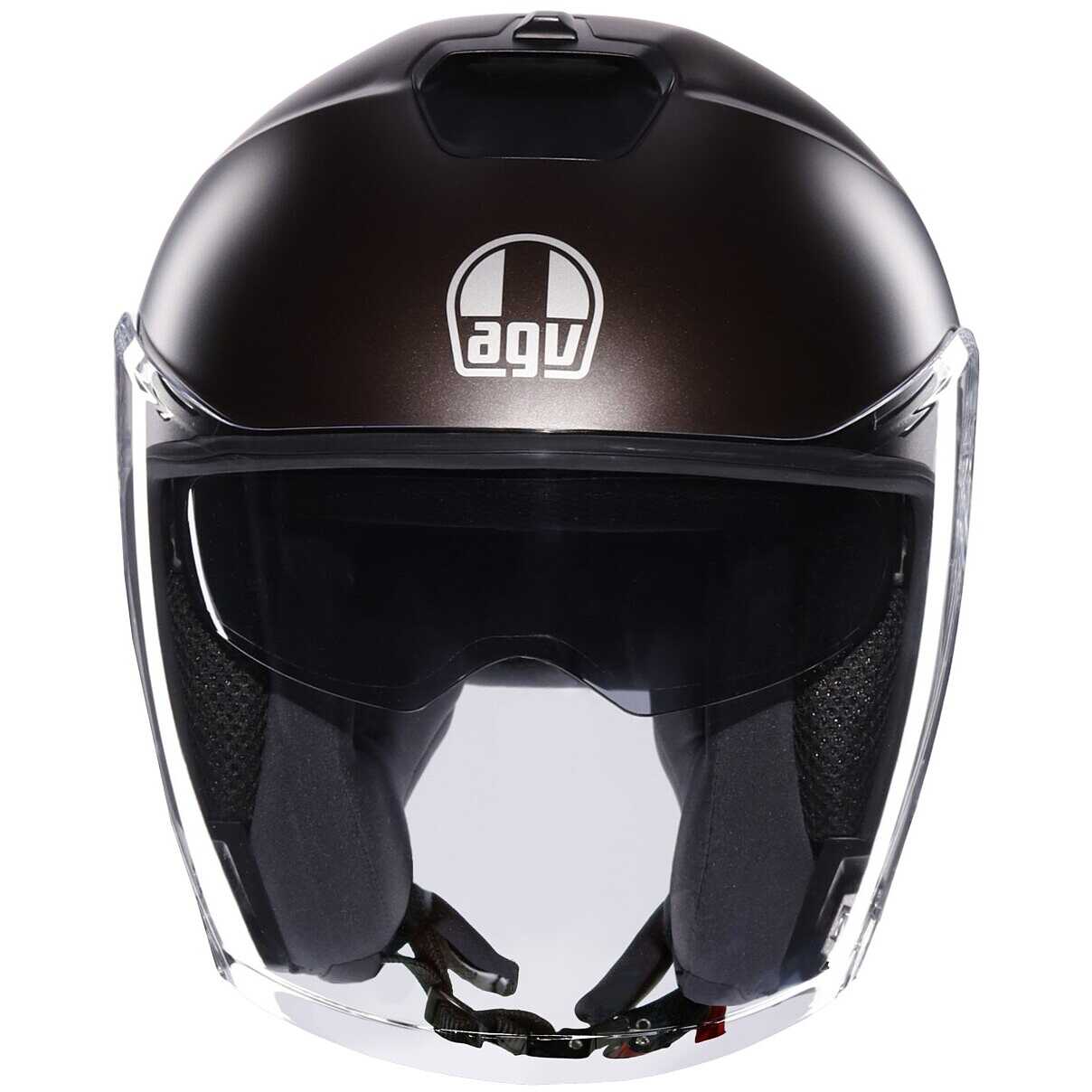 AGV IRIDES MONO Jet Motorcycle Helmet Premium Bronze Matt For Sale ...