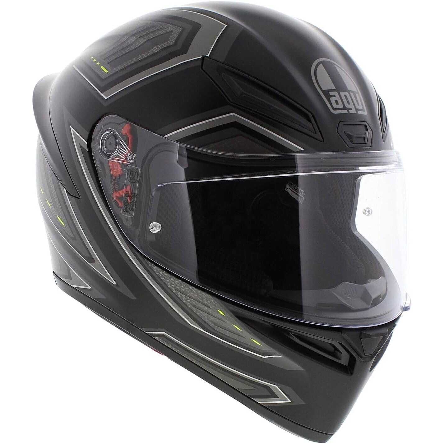 AGV K1 S SLING Full Face Motorcycle Helmet Matt Black Grey For Sale ...