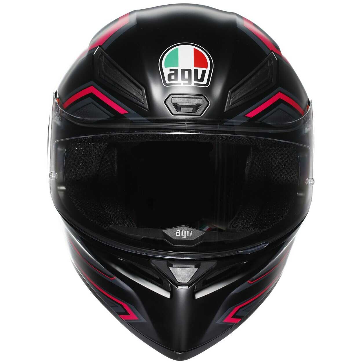 AGV K1 S SLING Full Face Motorcycle Helmet Matte Black Pink For Sale ...
