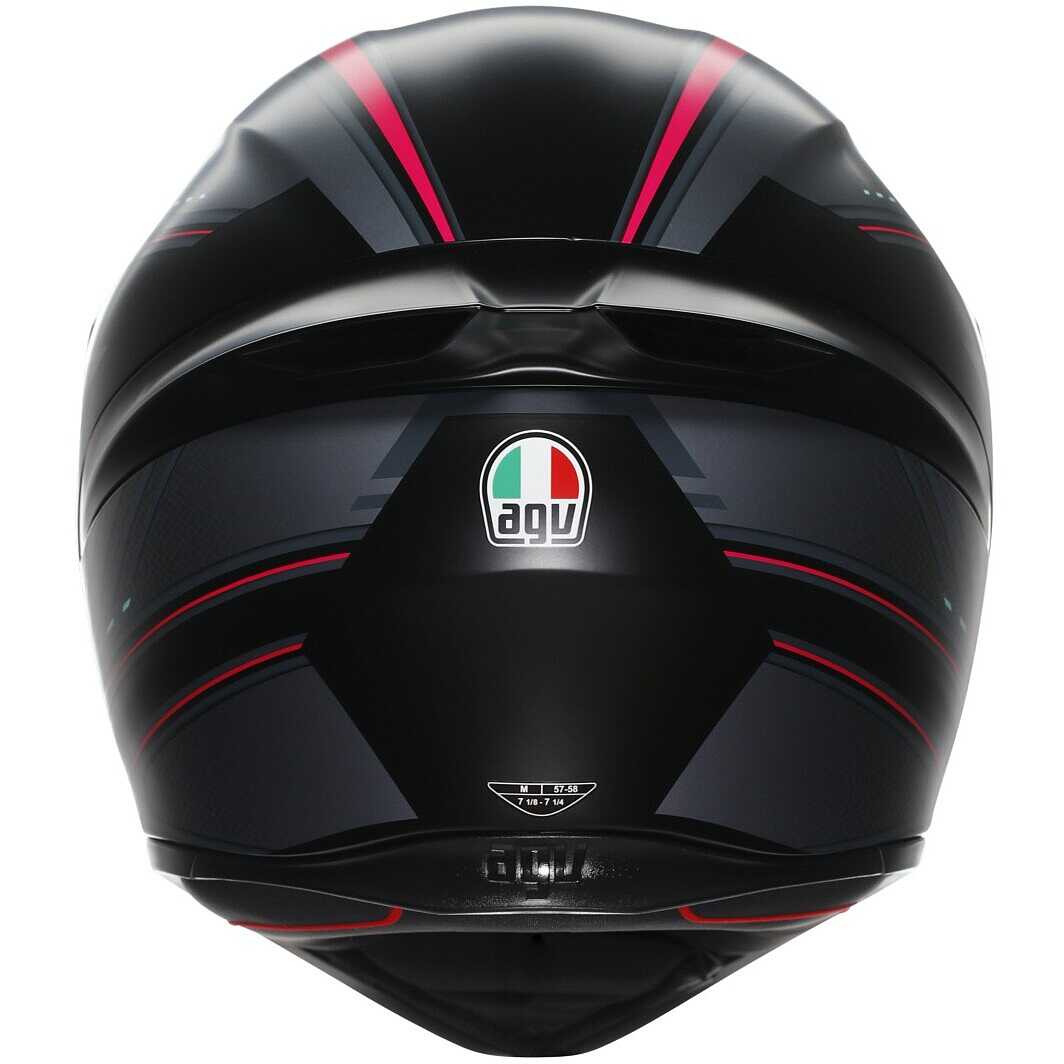 AGV K1 S SLING Full Face Motorcycle Helmet Matte Black Pink For Sale ...