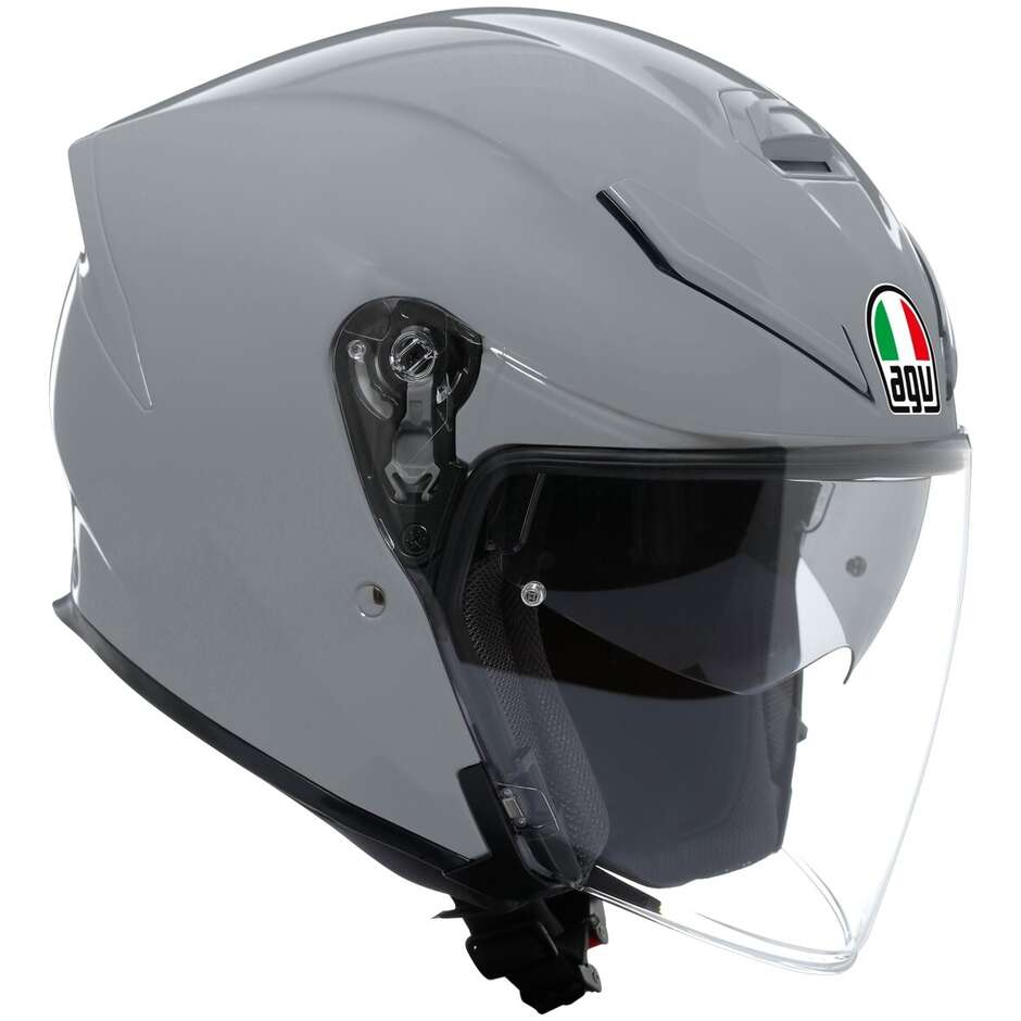 AGV K5 JET EVO MONO NARDO Grey Jet Motorcycle Helmet For Sale Online ...