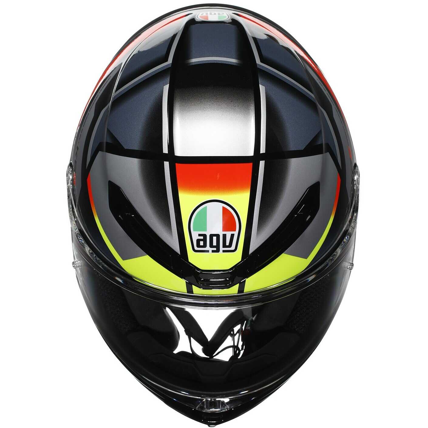 AGV K6 S ERAZER Full Face Touring Fiberglass Motorcycle Helmet Black ...
