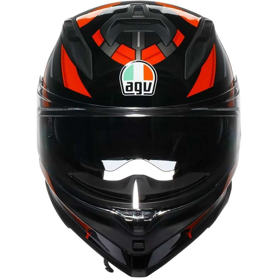 Agv K7 TAURAX Full Face Motorcycle Helmet Black Red For Sale Online ...