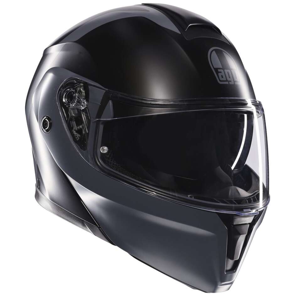 Motorradhelm Schwarz Matt Verspiegelt