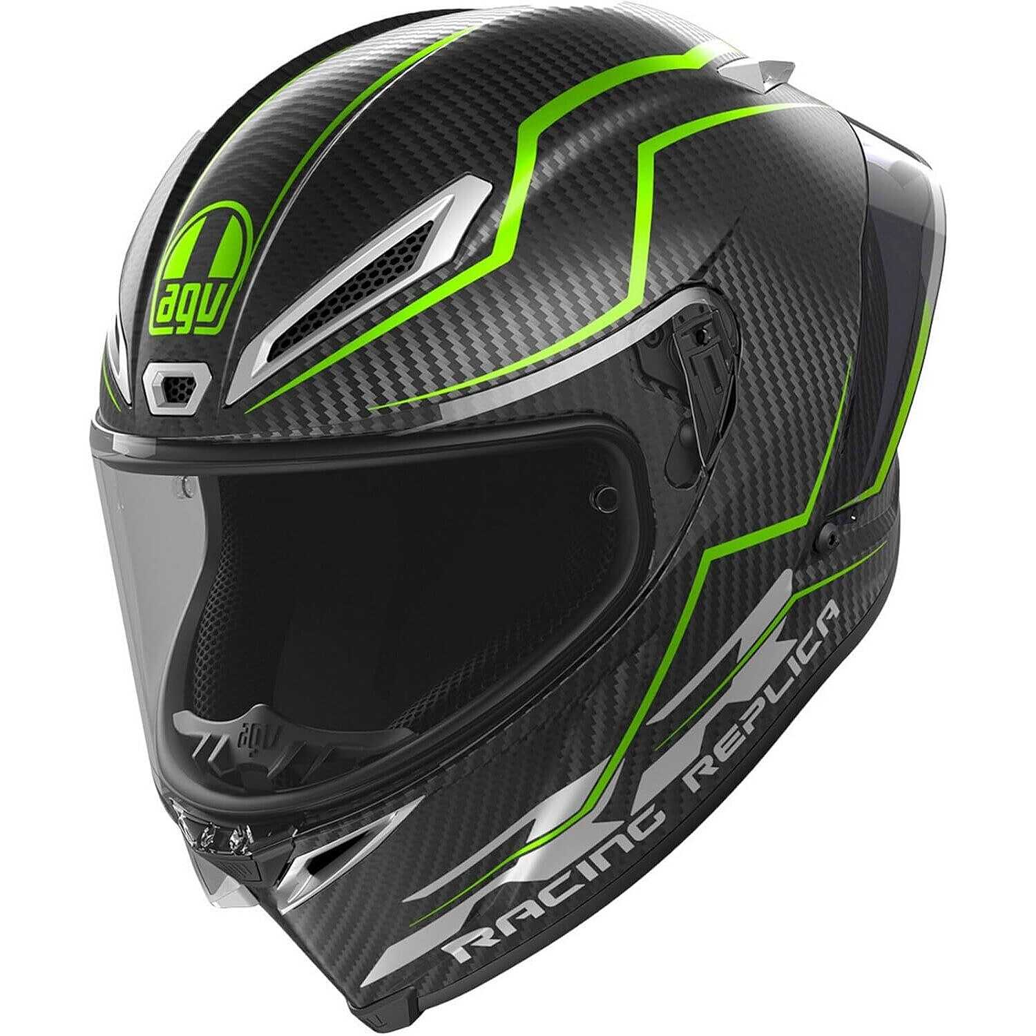 Agv PISTA GP RR PERFORMANTE Carbon Lime Full Face Motorcycle Helmet For ...