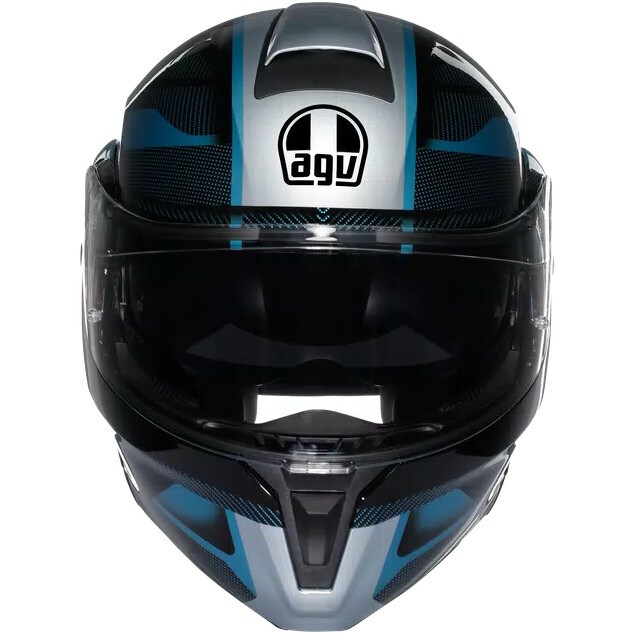 Agv STREETMODULAR LEDRO Modular Motorcycle Helmet P/J Matt Black Powder ...