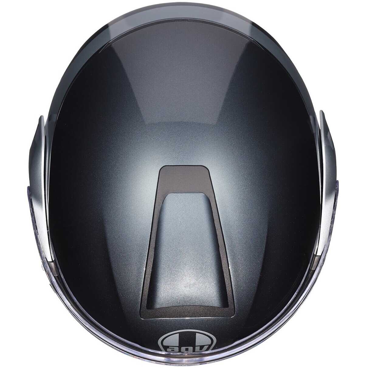Agv STREETMODULAR LEVICO Modular Motorcycle Helmet Grey Silver For Sale ...