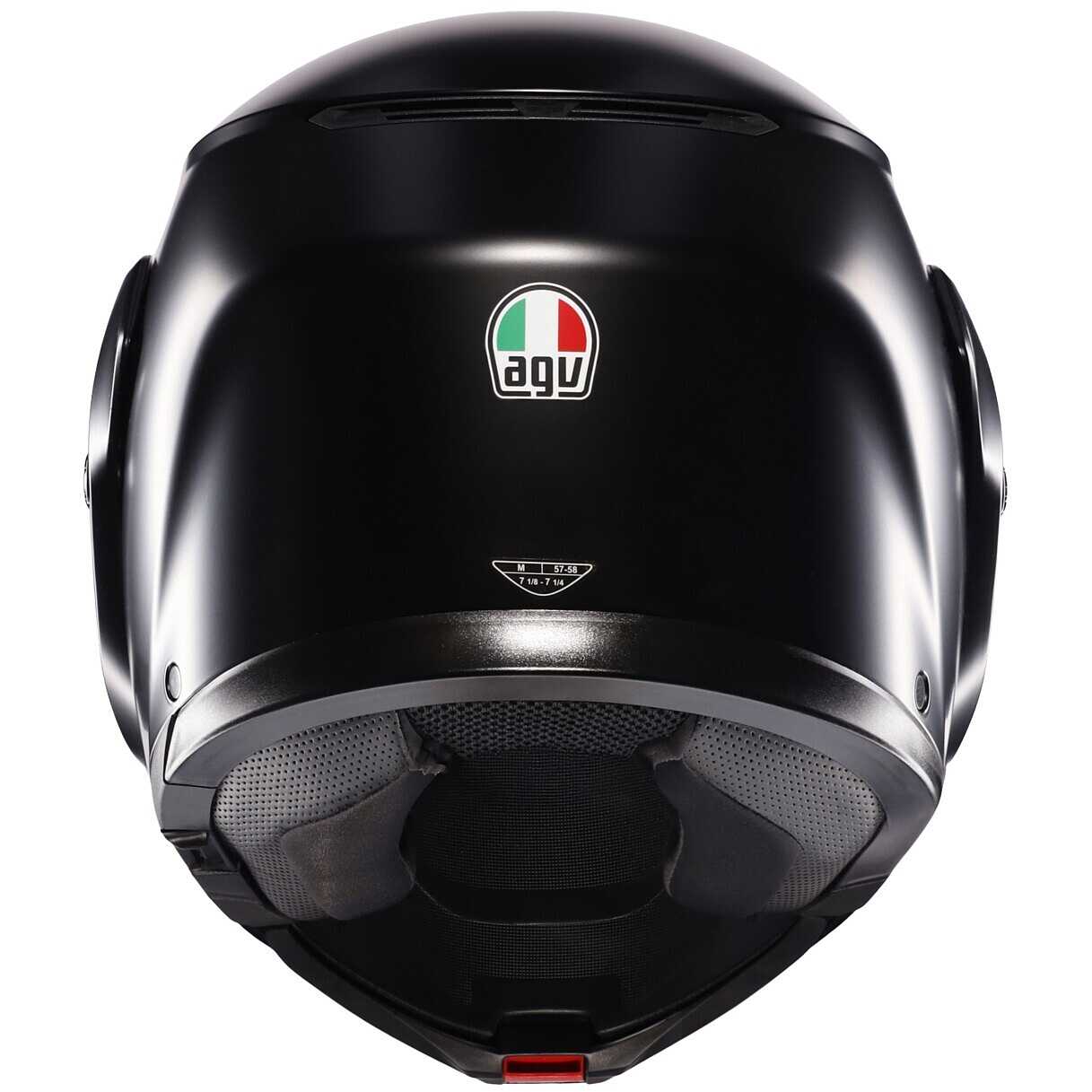 Agv STREETMODULAR Mono Matt Black Modular Motorcycle Helmet For Sale ...