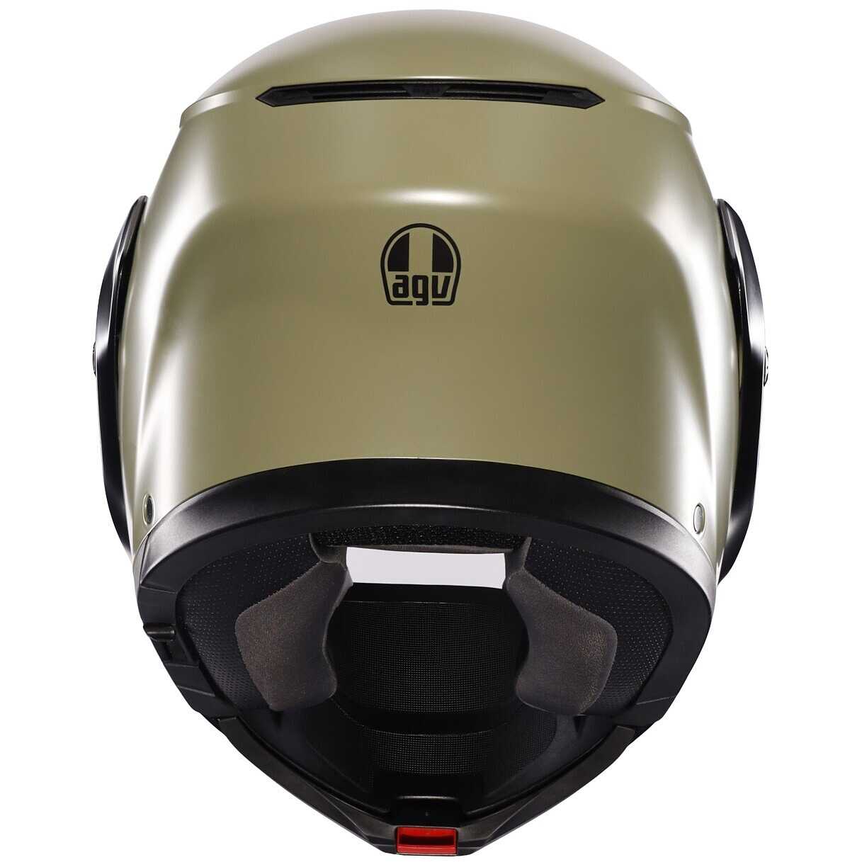 Agv STREETMODULAR Mono Modular Motorcycle Helmet Matt Pastel Green ...