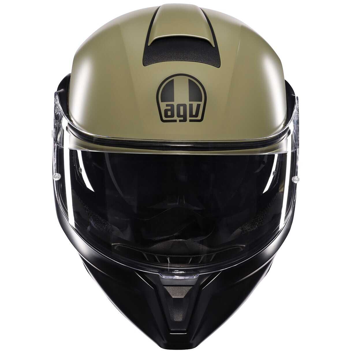 Agv STREETMODULAR Mono Modular Motorcycle Helmet Matt Pastel Green ...