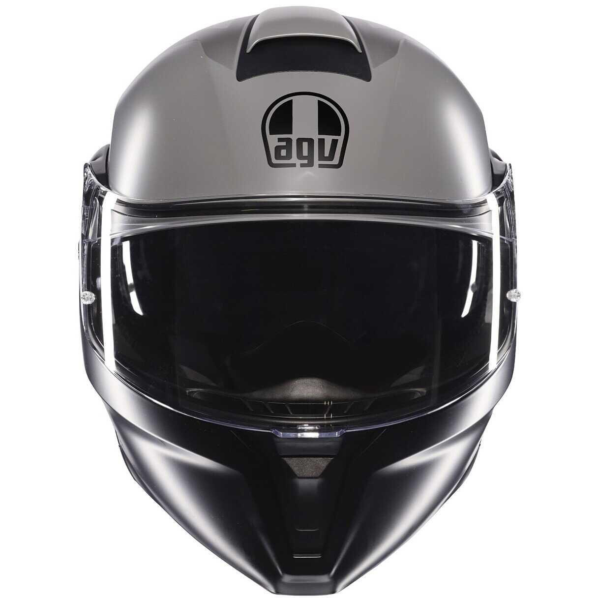 Agv STREETMODULAR RESIA Modular Motorcycle Helmet Matt Grey Black ...