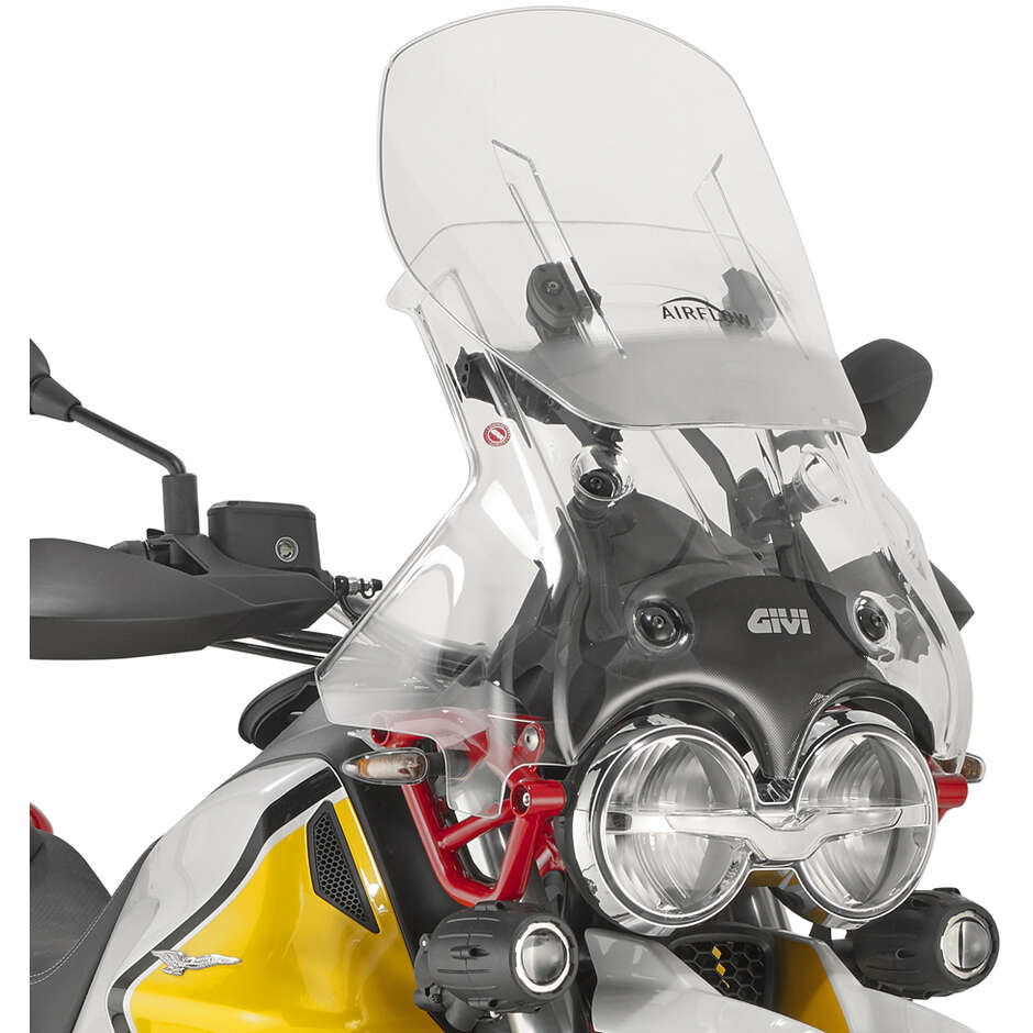 AIRFLOW transparent sliding windshield Givi AF8203 For MOTO GUZZI V85 ...