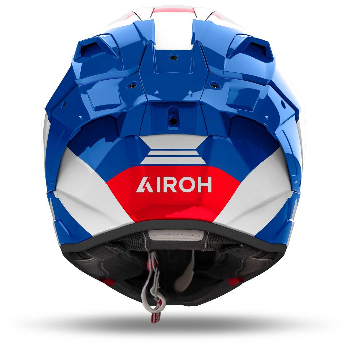 Airoh GP 800 COMPETITION Full Face Motorcycle Helmet Blue Red Glossy ...