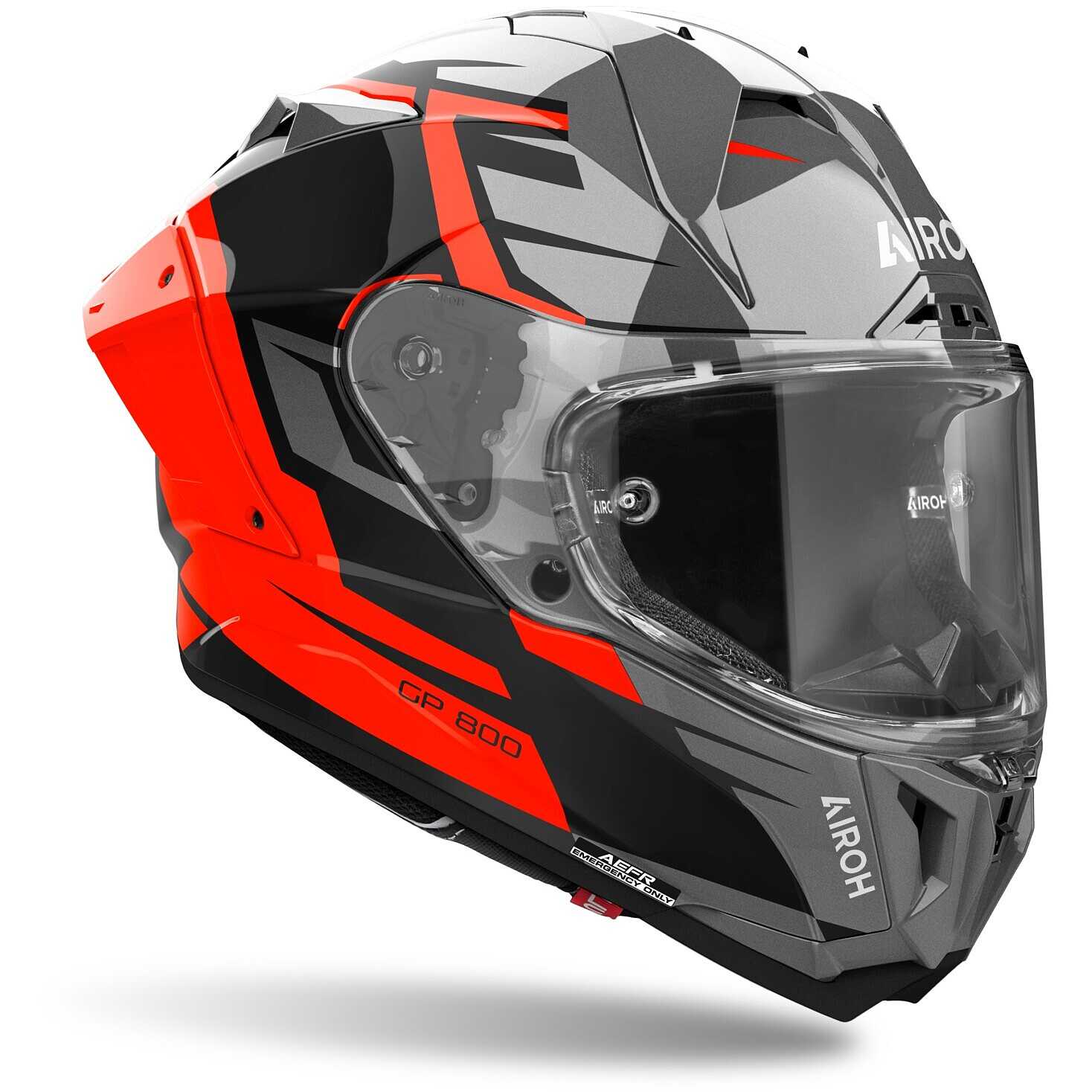 Airoh GP 800 MASTER Integral-Motorradhelm, glänzendes Orange Online ...