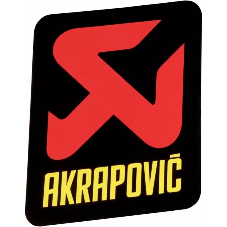 Akrapovic P-VST1AL sticker 95mm For Sale Online - Outletmoto.eu