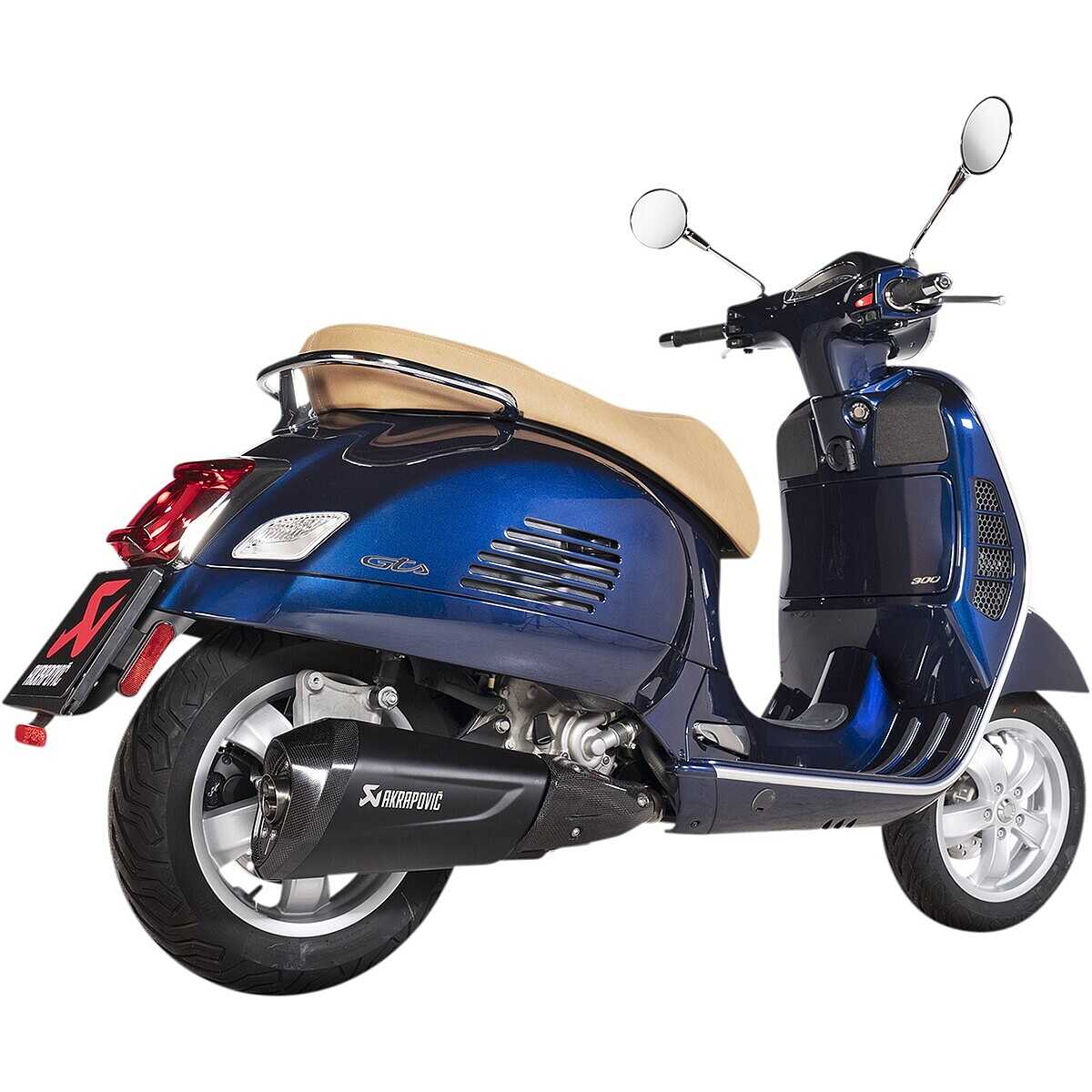 Akrapovic S-VE3SO10-HZDFBL Slip-On-Auspuff speziell für PIAGGIO Vespa ...