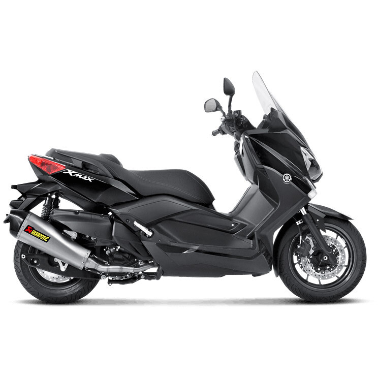 Akrapovic Slip One Line Exhaust S-Y4SO10-HZAASS Titanium YAMAHA X-MAX ...