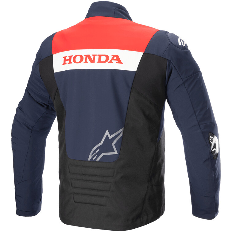 Alpinestars HONDA SMX WP SOFTSHELL Motorcycle Jacket Night Navy Black ...