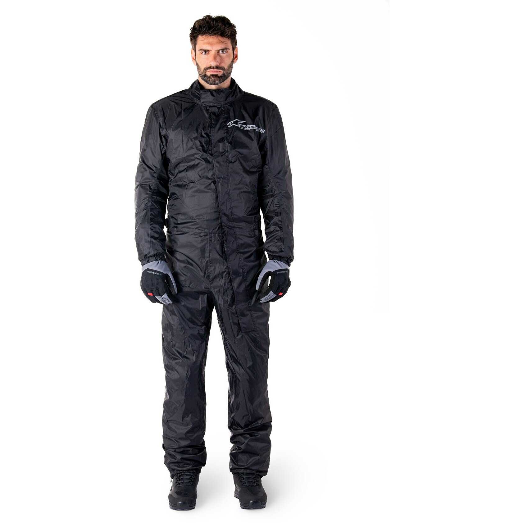 Alpinestars HURRICANE RAIN V2 S Motorcycle Rain Suit Black For Sale ...