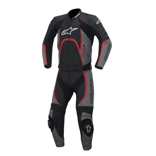 Alpinestars Leather Motorcycle Overalls Divisible ORBITER 2PC LEATHER ...