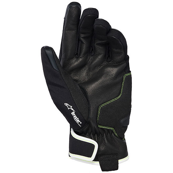 Alpinestars Moblast WP Technical Motorcycle Gloves Grey Black Yellow ...