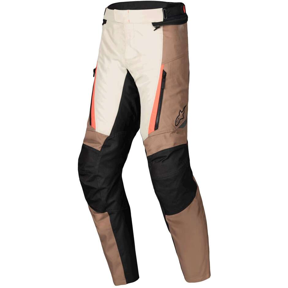 Alpinestars ST-1 WATERPROOF Fabric Motorcycle Pants Dark Khaki Sand ...