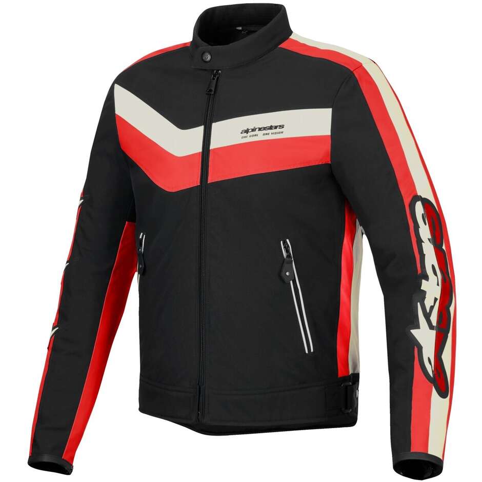 Alpinestars T-DYNO WR Fabric Motorcycle Jacket Black Bright Red For ...