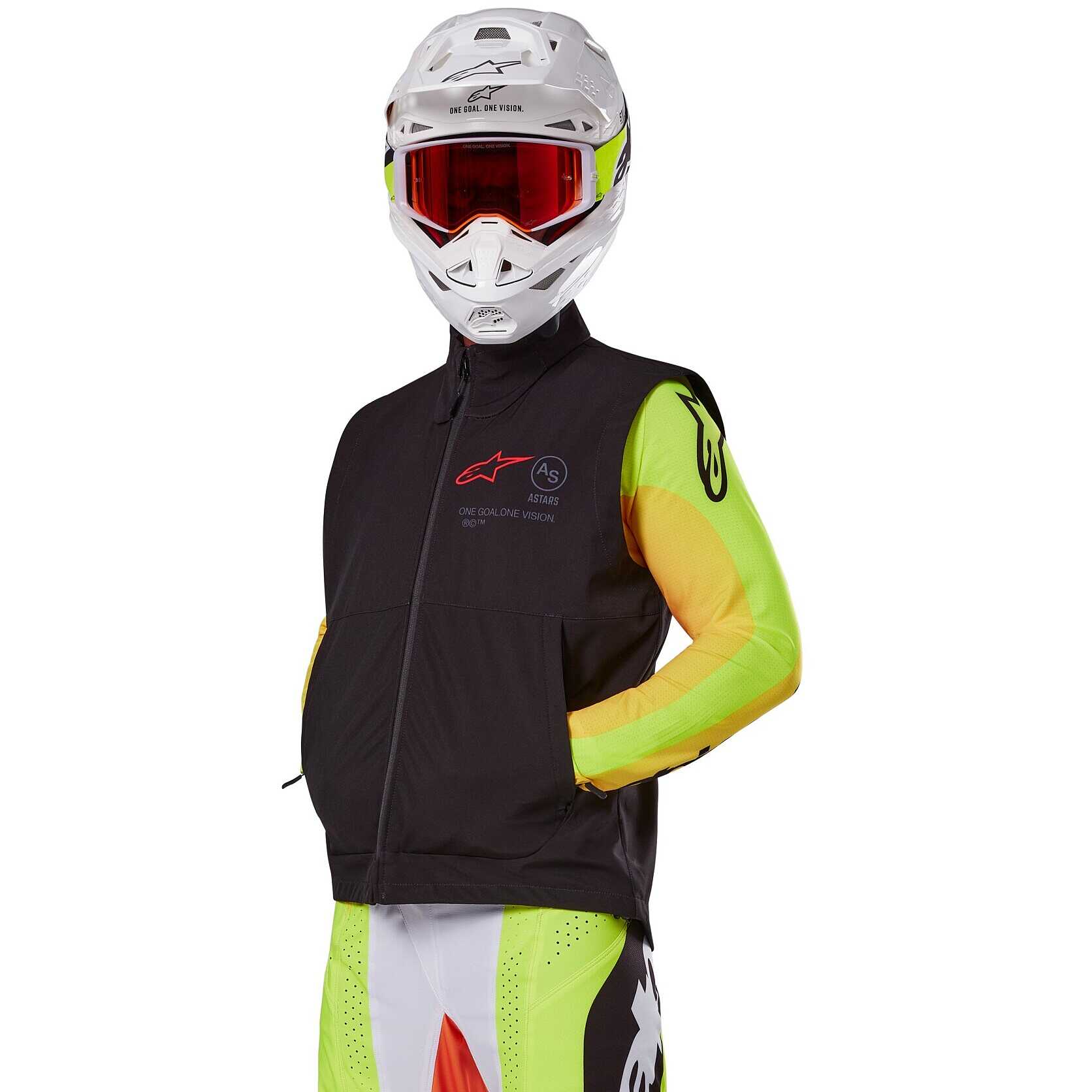 Alpinestars TECHSTAR SOFTSHELL VEST Black Motorcycle Cross Enduro Vest ...