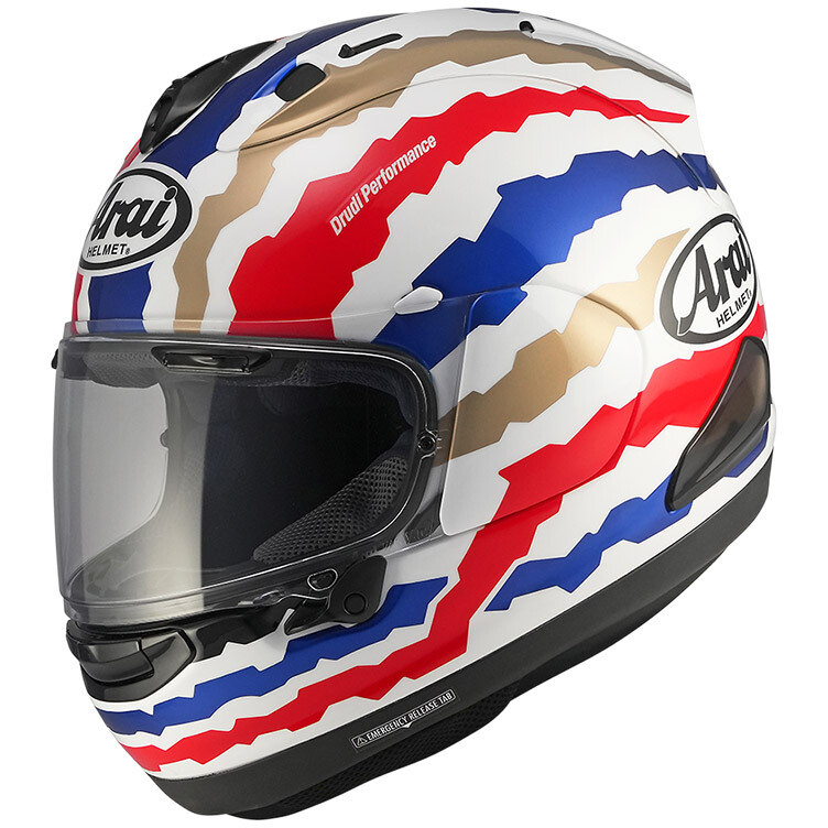 Arai RX-7V Evo Doohan Jubilee Refresh Style Full Face Motorcycle Helmet ...