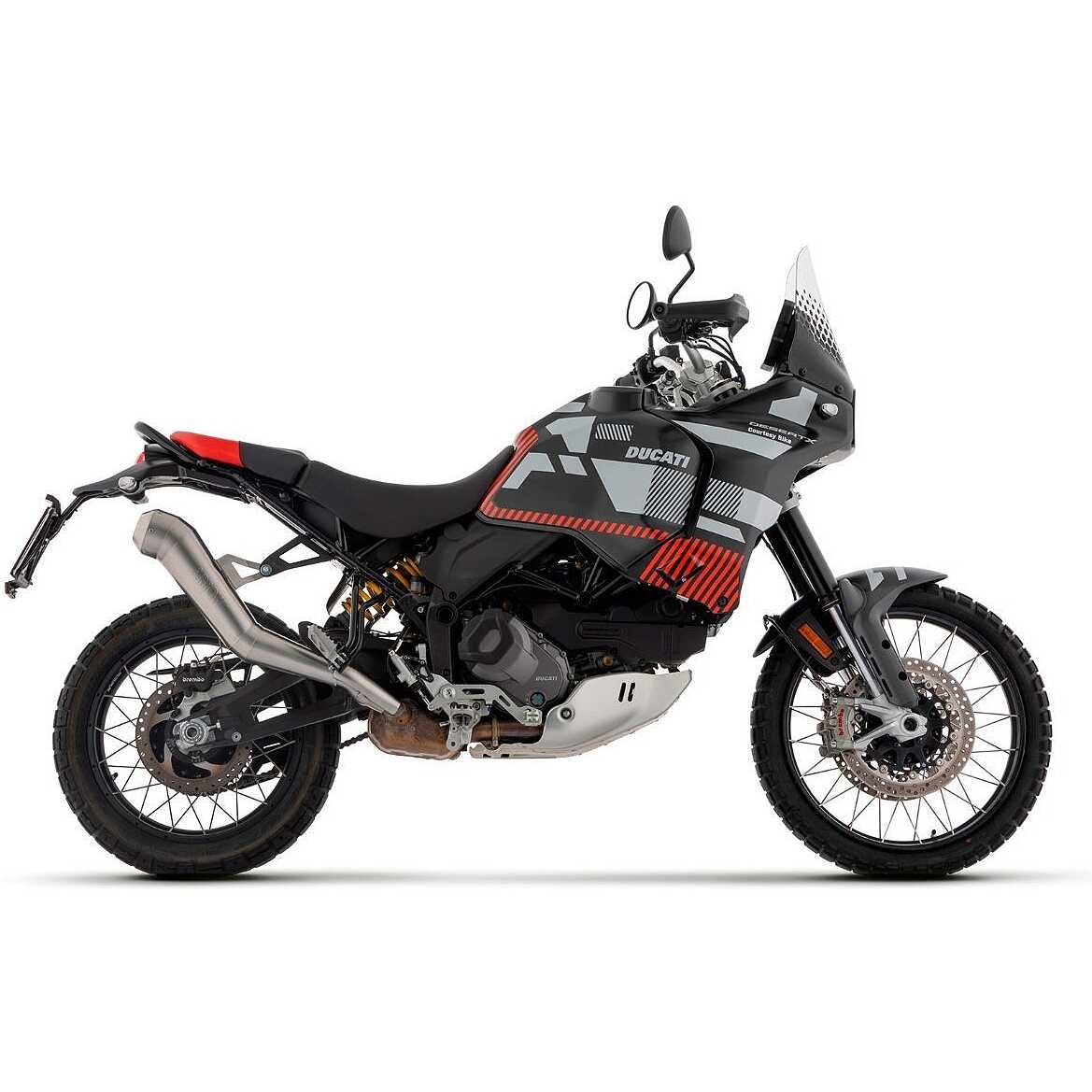 Arrow Dakar Replica Exhaust Muffler Approved for Ducati Desert X 950 ...