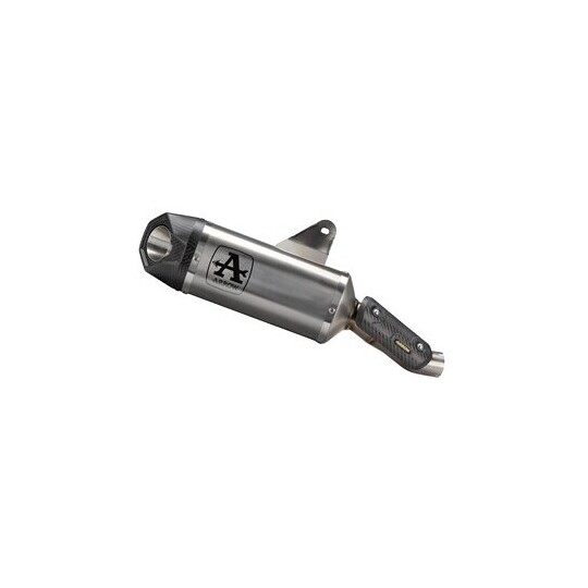 Arrow Indy-Race Approved Titanium Exhaust with Carby End Cap for Ducati ...